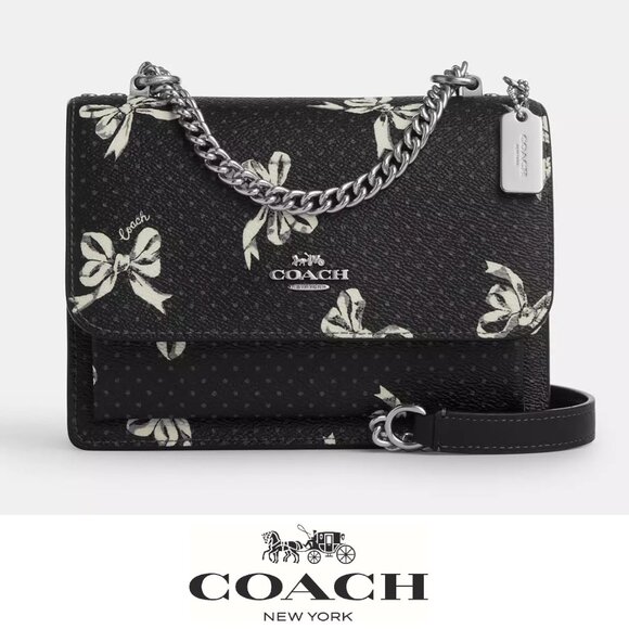 Coach | Bags | Coach Mini Klare Crossbody Bag With Bow Print | Poshmark